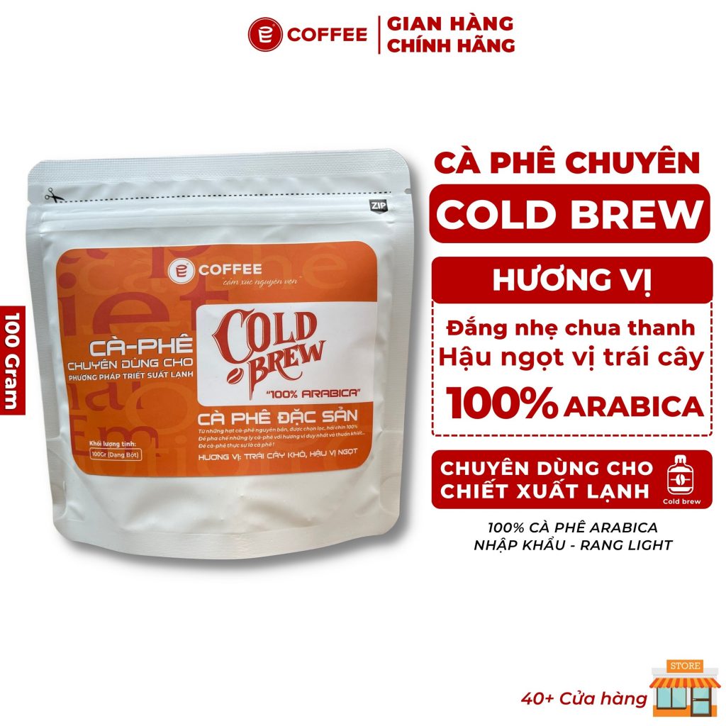 Cà phê cold brew 100% ARABICA nhập khẩu xay khô vị đắng nhẹ chua thanh ...