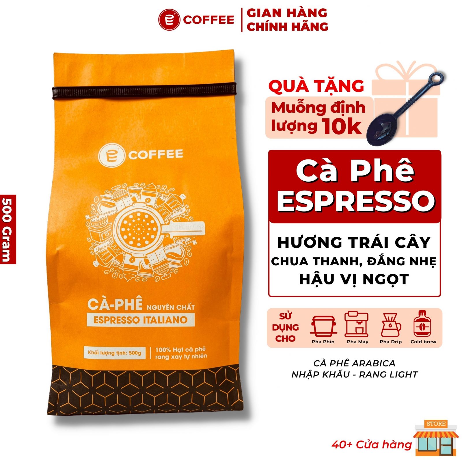 Cà phê Espresso italiano 100% hạt cafe Arabica Specialty hương trái cây ...